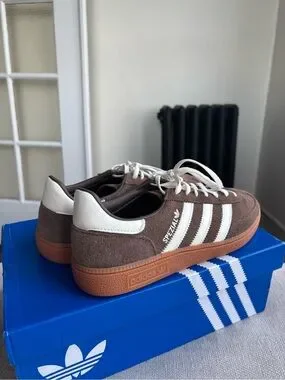 adidas | Shoes | Adidas Handball Spezial Suede Sneakers Women 85 Brown ...